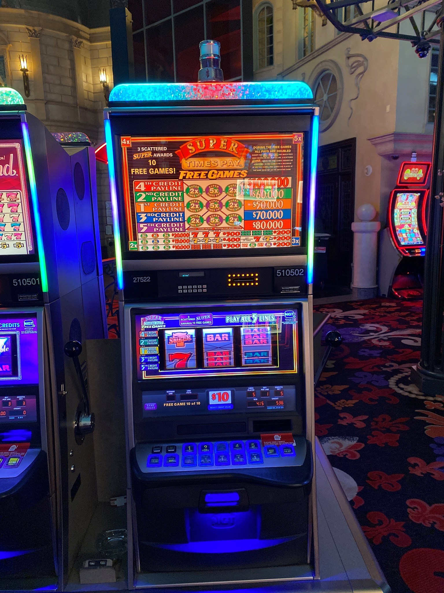 Super Times Pay® Slot Machine by IGT