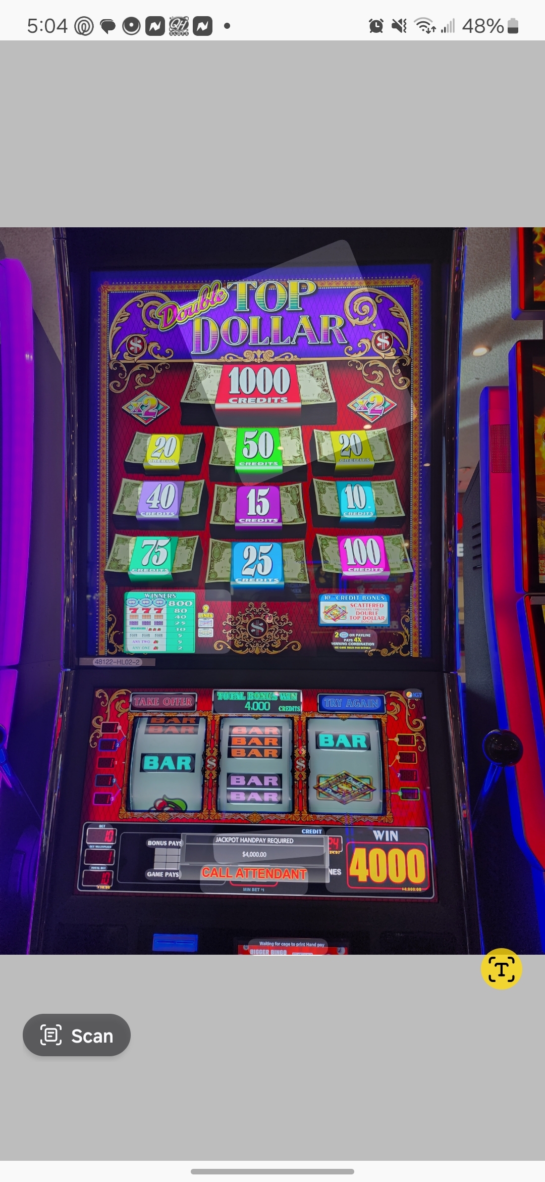 Double Top Dollar Slot Machine by IGT