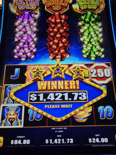 All of the firecracker slots were paying on the higher be...