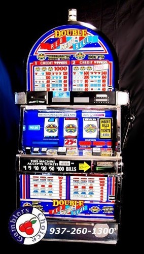 Double Red White And Blue Slot Machine by IGT