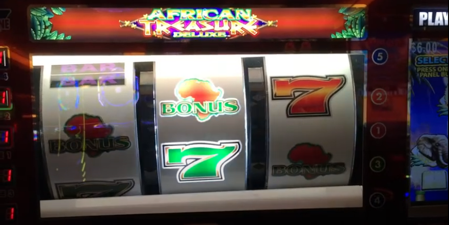 African Treasure Deluxe Slot Machine by Konami