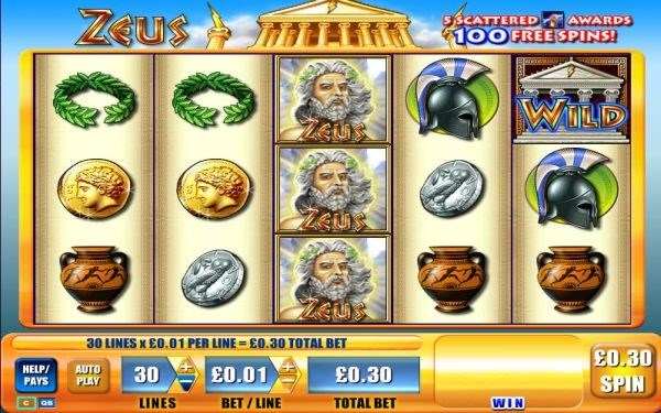 Zeus Slot Machine by
