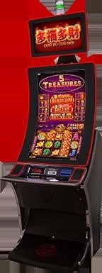 5 Treasures Slot Machine by Bally Technologies